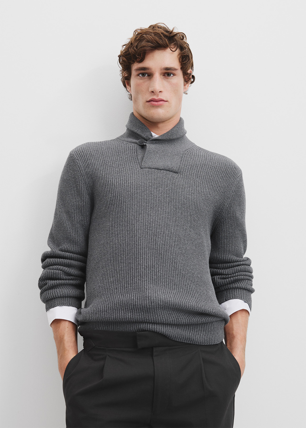 Australian Cotton Blend Wool Shawl Neck Knit Woolworths co za Australian Cotton Blend Wool Shawl Neck Knit Woolworths co za