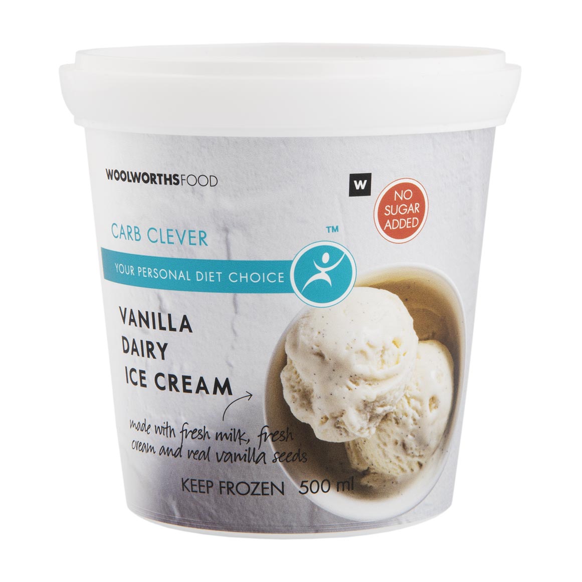 Carb Clever Vanilla Dairy Ice Cream 500 Ml Woolworths co za Carb Clever Vanilla Dairy Ice Cream 500 Ml Woolworths co za