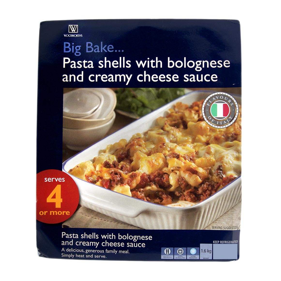 Fresh Pasta Shells With Bolognese Cheese Sauce 1 6Kg Woolworths co za fresh-pasta-shells-with-bolognese-cheese-sauce-1-6kg-woolworths-co-za
