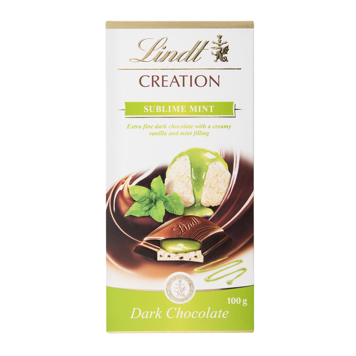 Lindt Creation Sublime Mint Dark Chocolate 100 G Woolworths co za Lindt Creation Sublime Mint Dark Chocolate 100 G Woolworths co za