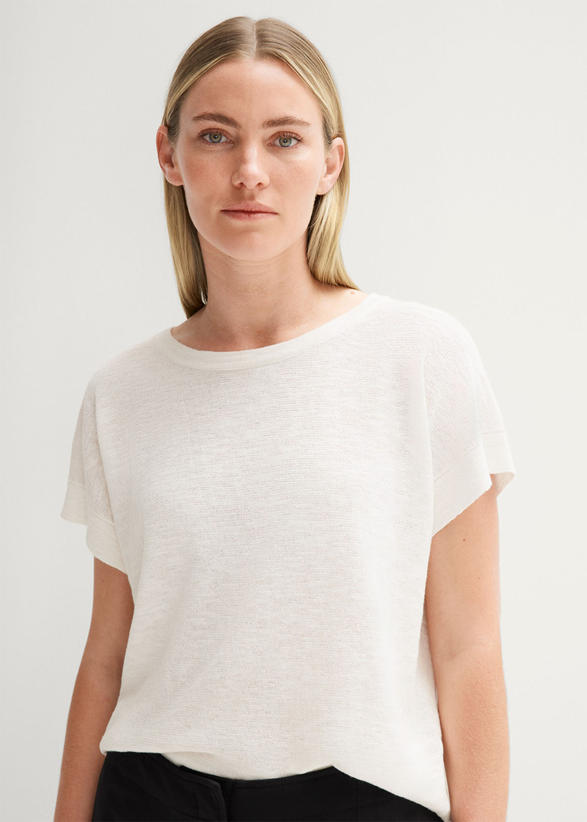 Linen Cotton Knit T shirt Woolworths co za linen-cotton-knit-t-shirt-woolworths-co-za