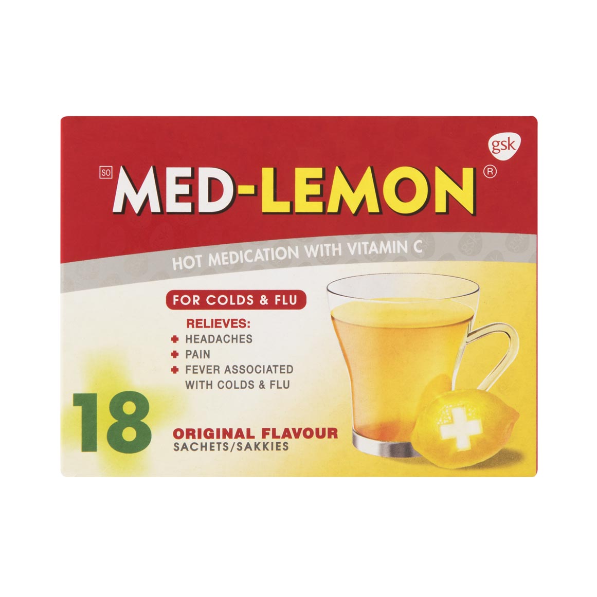 Med Lemon For Colds And Flu 18 Pk Za
