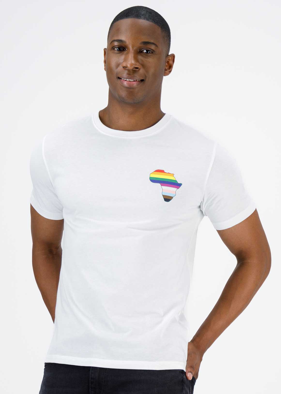 Pride Collection Rainbow Slim Fit Cotton T Shirt Za