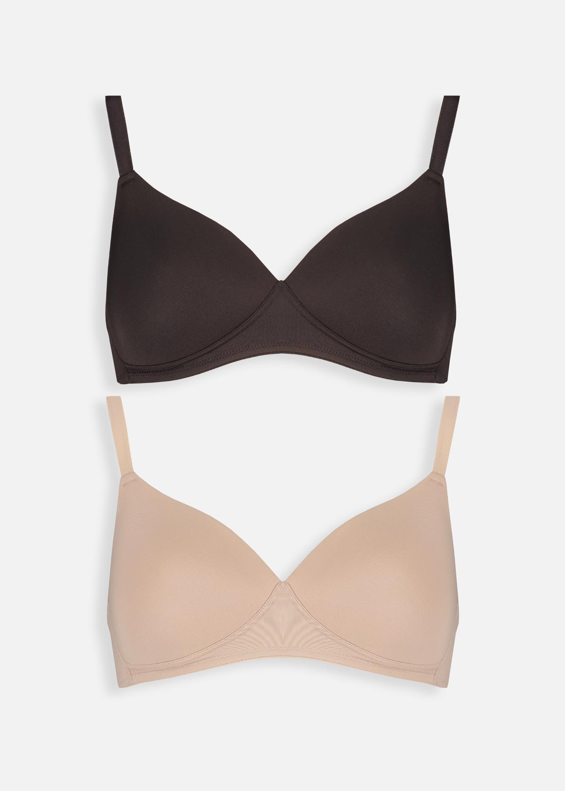 Padded Non Wire Comfort Bras 2 Pack Za