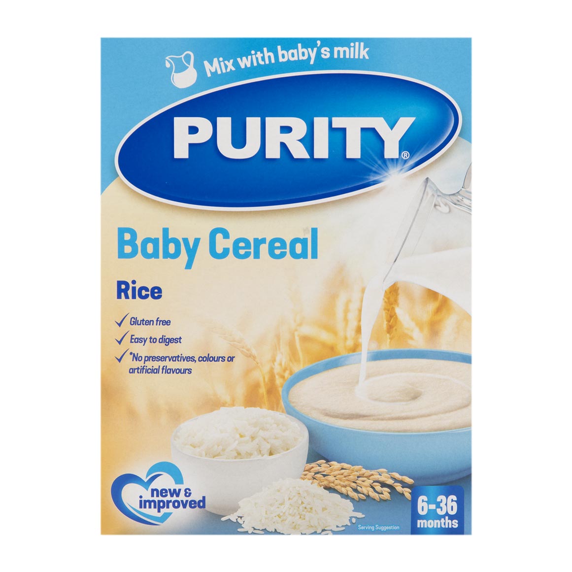 Purity Rice Baby Cereal 6 36 Months 200 G Woolworths co za Purity Rice Baby Cereal 6 36 Months 200 G Woolworths co za